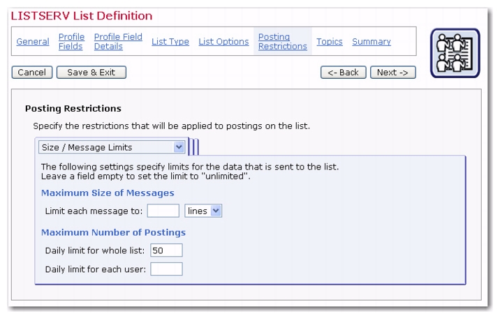 Creating Hosted LISTSERV Lists